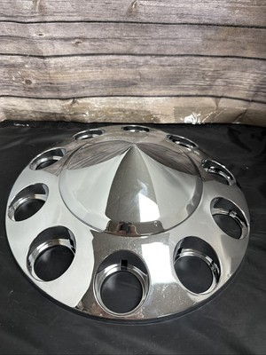 Alcoa 087100 10 Lug Chrome Semi Feont Wheel Center Cap | eBay