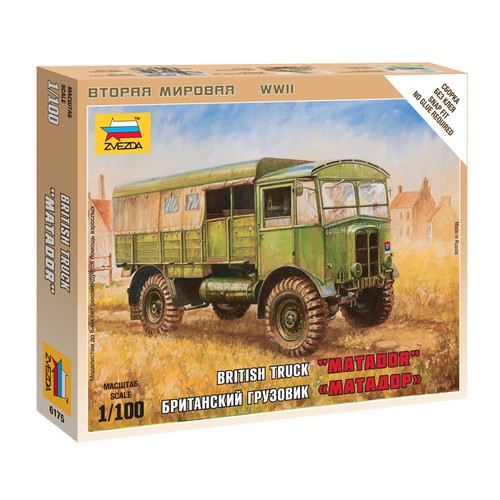 ZVEZDA 1/100 BRITISH TRUCK "MATADOR" PLASTIC MODEL KIT | eBay Australia