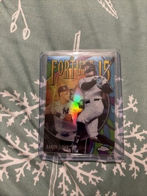 2025 Topps Chrome #F15-1 Aaron Judge Fortune 15 | eBay