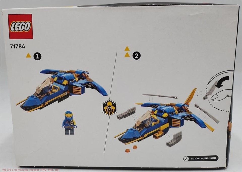 LEGO NINJAGO Jay Lightning Jet EVO Toy Plane Set 71784 SEE DETAILS ...