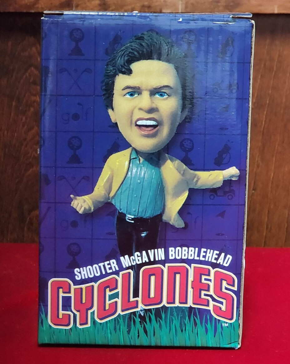 Shooter McGavin 2017 Cyclones SGA Bobblehead Signed & New NIB Happy ...