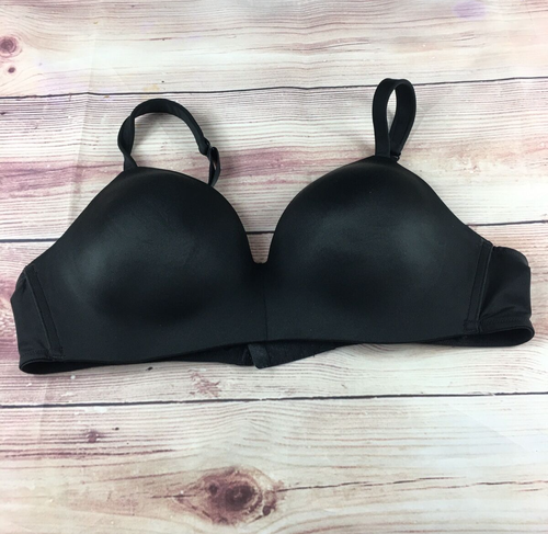 Lane Bryant Cacique No Wire Plunge Bra Size 42B Black | eBay