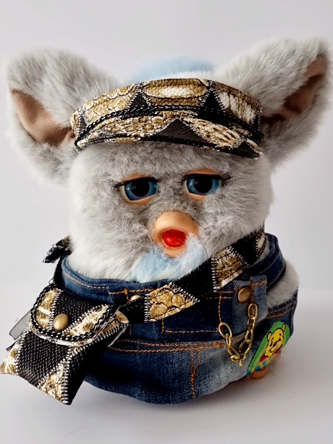 Furby 2005, custom furby, Sleepy Blue Furby, gift ideas, furby custom ...