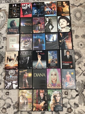 Lot of 28 Music Concert DVDs. Very Good Condition. | eBay