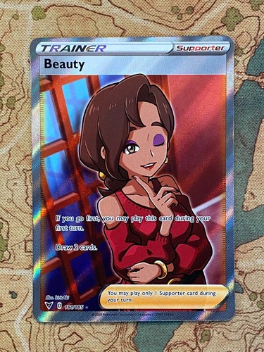 Pokemon Card TCG - Beauty 181/185 Full Art Trainer Vivid Voltage Near ...
