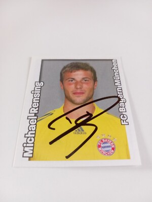 Panini Sticker signiert Michael Rensing FC Bayern München NEU | eBay.de