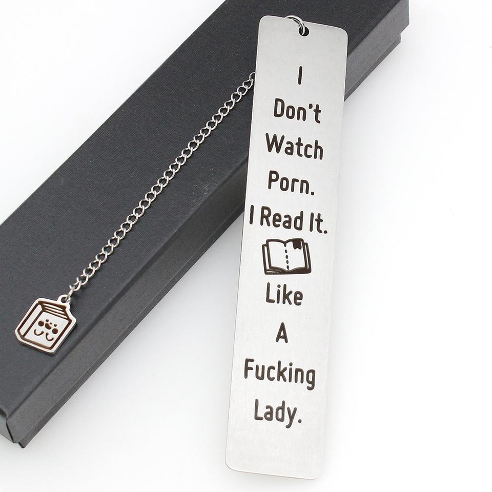 Funny Bookmarks Gifts I Don't Watch Porn. I Read it Like a Lady Bookmark Neu | eBay