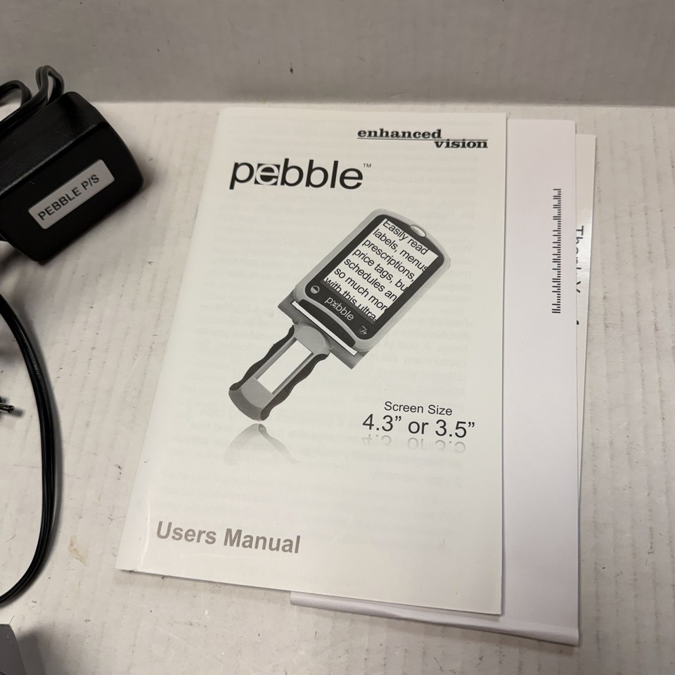 Enhanced Vision Pebble HD Portable Magnifier 4.3" Color Screen 14X Mag ...