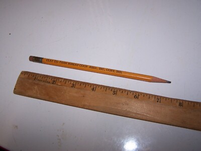 Vintage CLAY COUNTY FARM BUREAU COOP ASSOCIATION Pencil CORY INDIANA | eBay