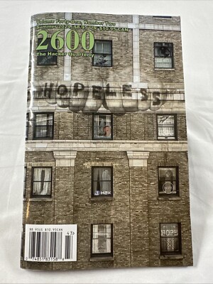 2600 The Hacker Quarterly Magazine - Summer 2024 v 41-2 *FREE SHIPPING ...