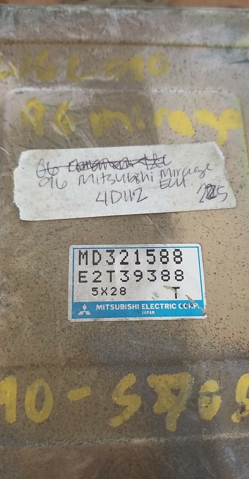 1996 Mitsubishi Mirage ECM ECU Computer MD321588 for sale online | eBay