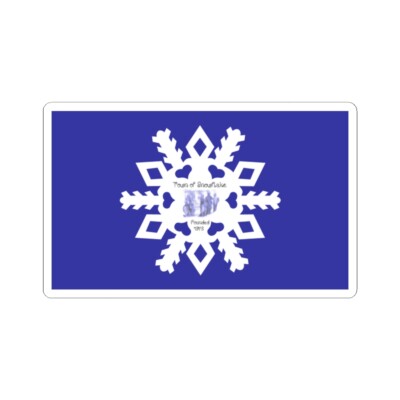 Flag of Snowflake Arizona (United States) STICKER Vinyl Kiss-Cut Decal ...
