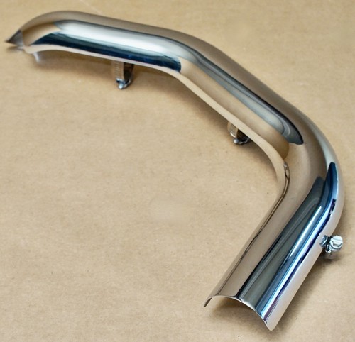 Harley Original Exhaust Heat Shield Chrome Sportster | eBay