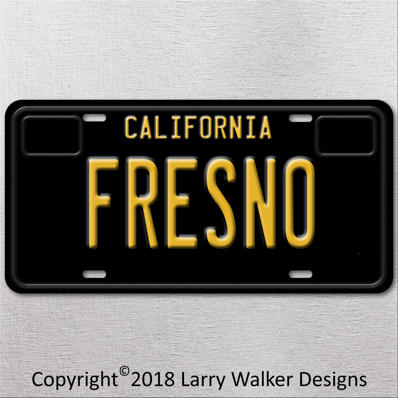 Fresno City in California Aluminum License Plate Tag New | eBay