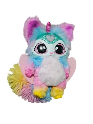 Magic Mixies Rainbow Fox Unicorn Magical Misting Pet Plush Doll Tested ...
