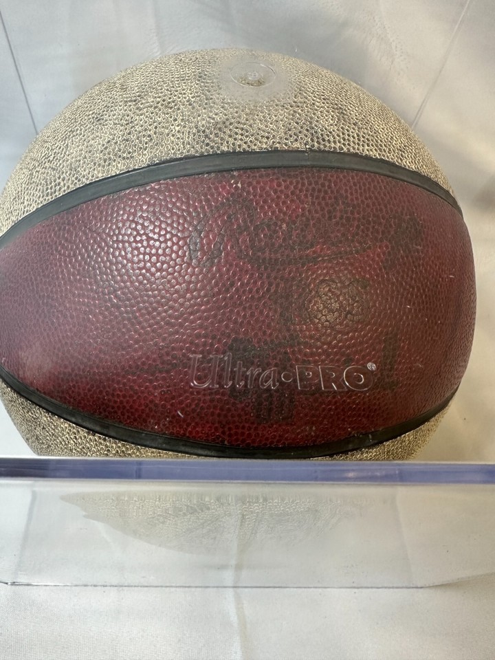 Official Rawlings RSS ABA Red White Blue Basketball With Display Case ...