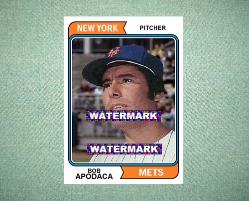 Bob Apodaca New York Mets 1974 Style Custom Baseball Art Card | eBay