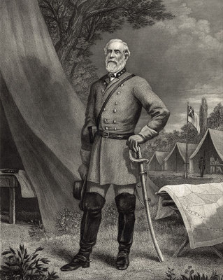 CONFEDERATE GENERAL ROBERT E. LEE ENGRAVING 11x14 GLOSSY PHOTO PRINT | eBay