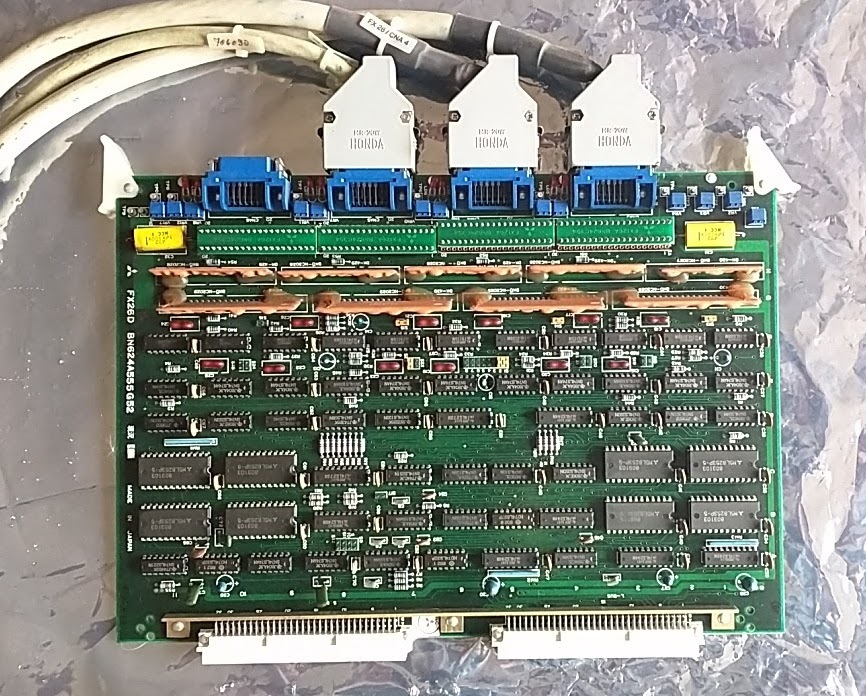 MITSUBISHI CNC CONTROL PCB BN624A555G52 FX26D CONTROLLER MAZAK MAZATROL ...