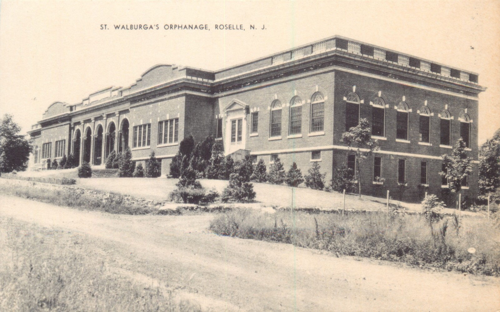 A View Of St Walburga's Orphanage, Roselle, New Jersey NJ | eBay