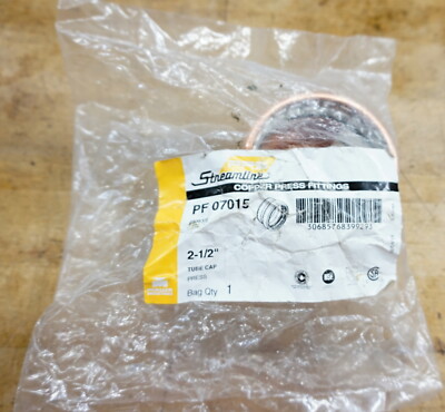 STREAMLINE TUBE CAP 2-1/2" PF 07015 (20833) NEW FREE SHIPPING | eBay