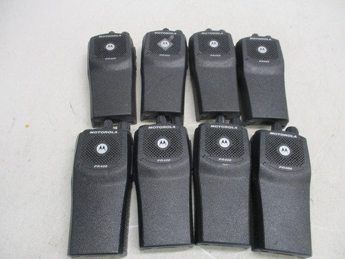 Motorola PR400 146-174 MHz VHF Radio Lot of 8 No batteries | eBay