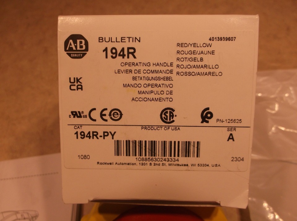 ALLEN BRADLEY 194R-PY ROTARY OPERATING HANDLE, C0197 | eBay
