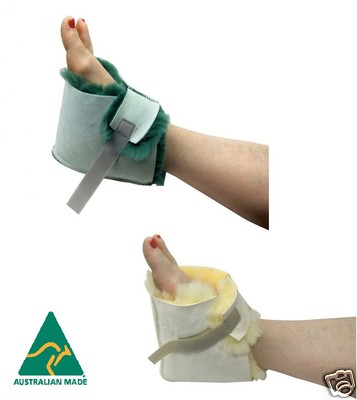 Medical Sheepskin Heel Protector Wool Boot Sheep Skin Foot Pressure Pad ...