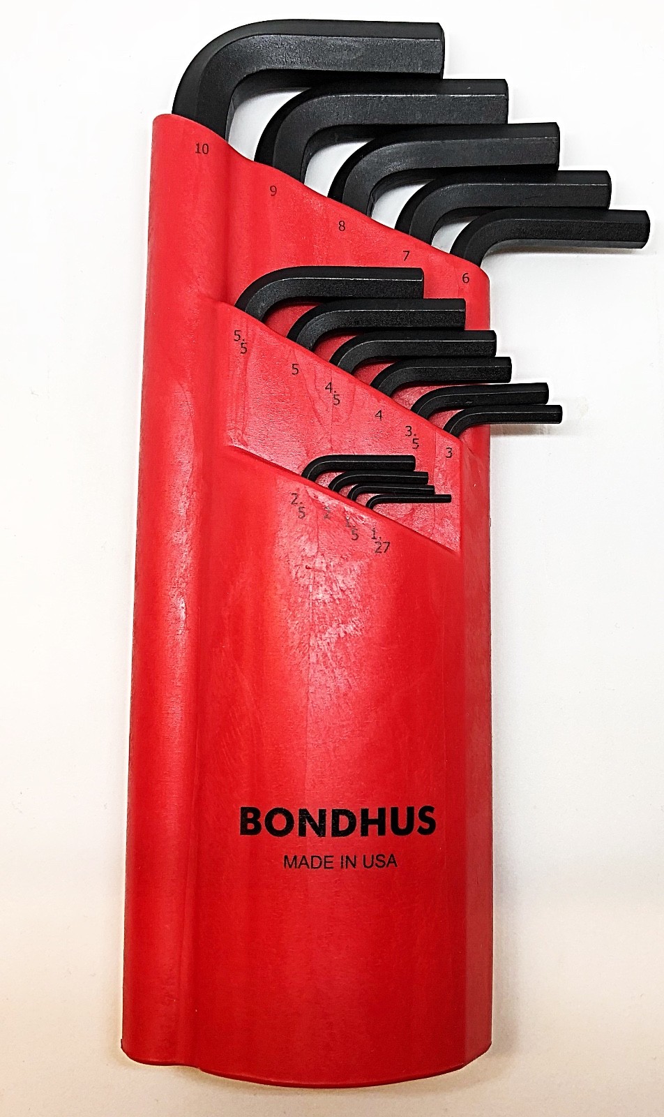 Bondhus 15 Piece Metric Ball End Hex Allen Key Set 1.27-10MM BLX15M ...