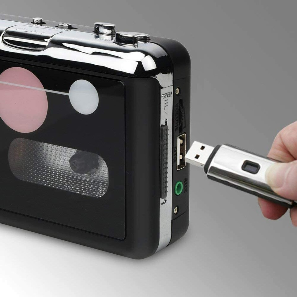 Cassette Player USB Cassette to MP3 Converter, Portable Cassette Audio ...