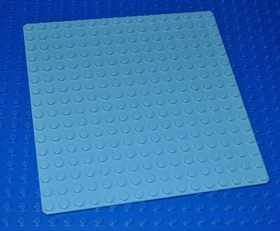 LEGO - BRIGHT LIGHT BLUE THIN PLATE 16X16 STUDS/BASE BOARD/BASEPLATE ...