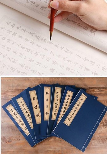 Traditional White Chinese Calligraphy Ink Copy Rice Paper Book | eBay