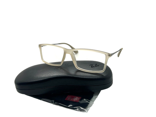 NEW Ray-Ban RB7021 MATTHEW 5369 MATTE BEIGE EYEGLASSES FRAME 55-14 ...