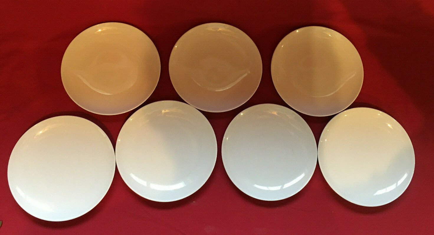 Set of 7 Franciscan Whitestone Ware Cloud Nine 6" Dessert Plates | eBay