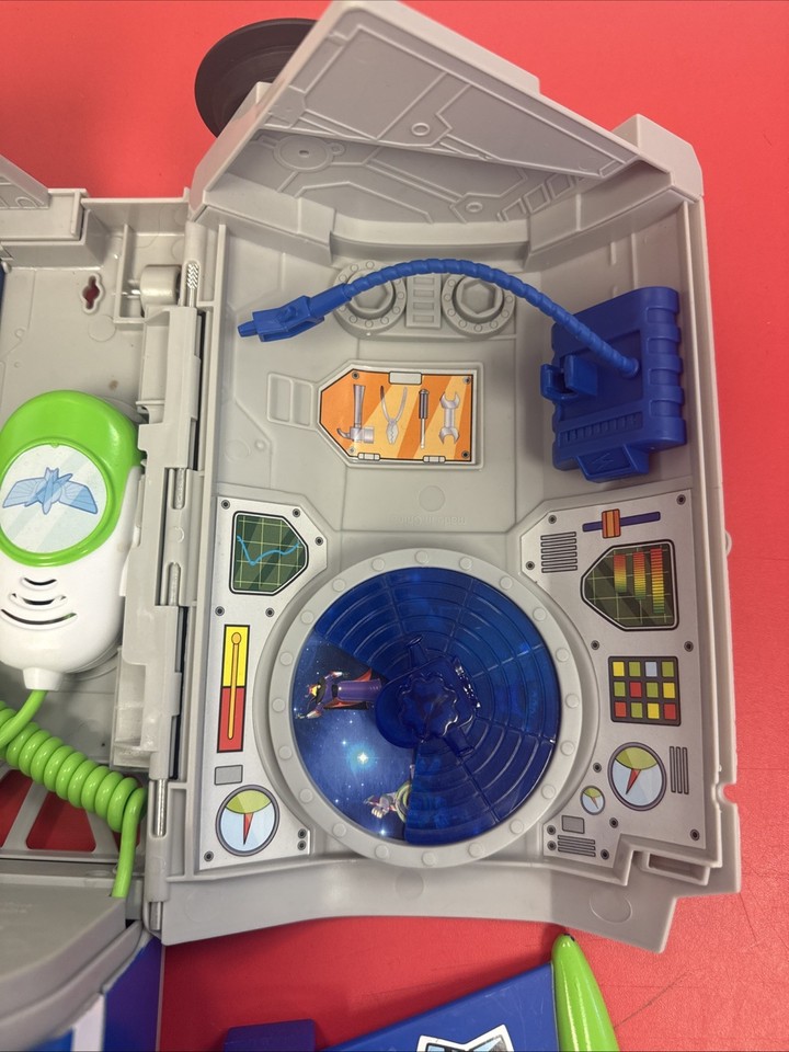 Rare 2004 Disney Toy Story Buzz Lightyear Star Command Ship Microphone ...
