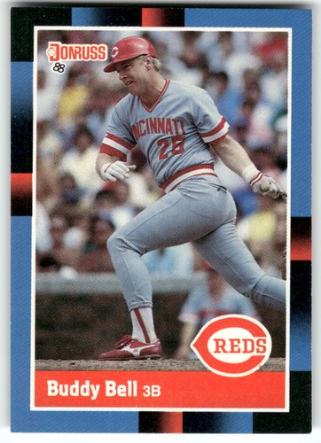 Buddy Bell 1988 Donruss Cincinnati Reds #206c Near Mint or Better | eBay