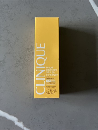 Clinique Sun Protection Broad Spectrum SPF 50 Sunscreen Face Cream 1.7 ...