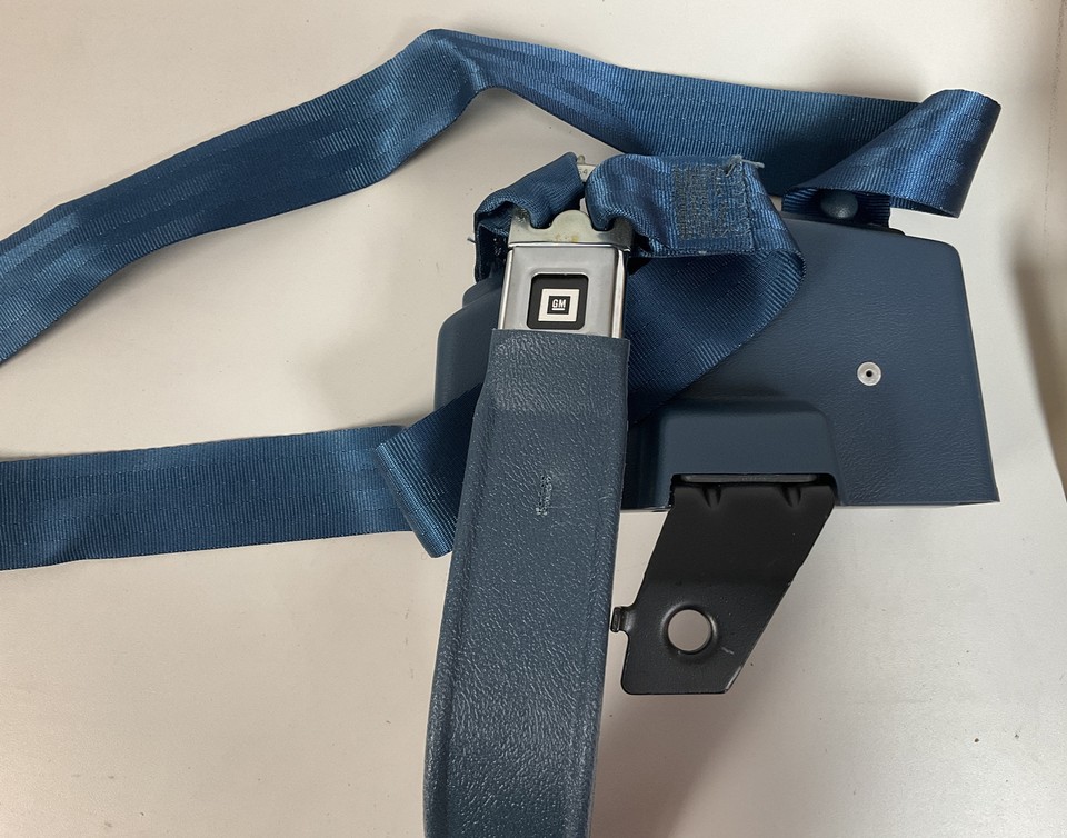 1987-1989 GM NOS RH Blue Passenger Seat Belt Van G3 S127 | eBay