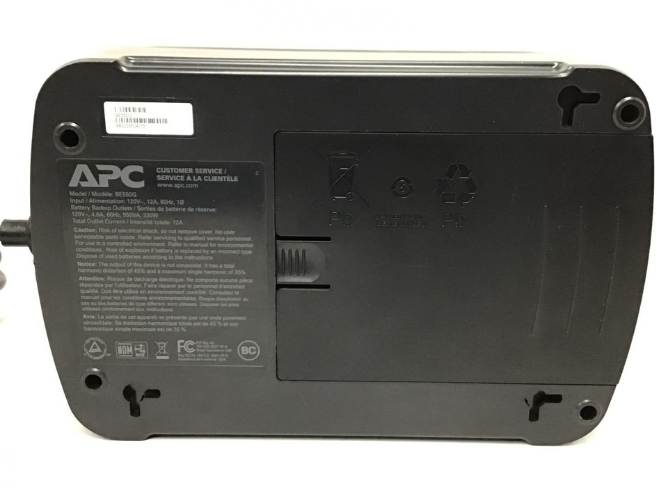 APC BackUPS Desktop Battery Backup 120V ES 550VA 330W BE550G | eBay