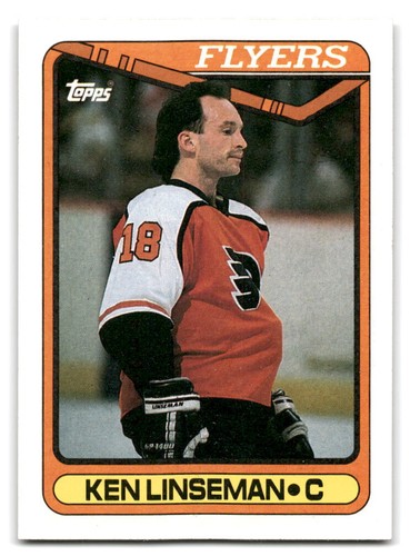 Ken Linseman 1990-91 Topps HOCKEY #345a Philadelphia Flyers | eBay