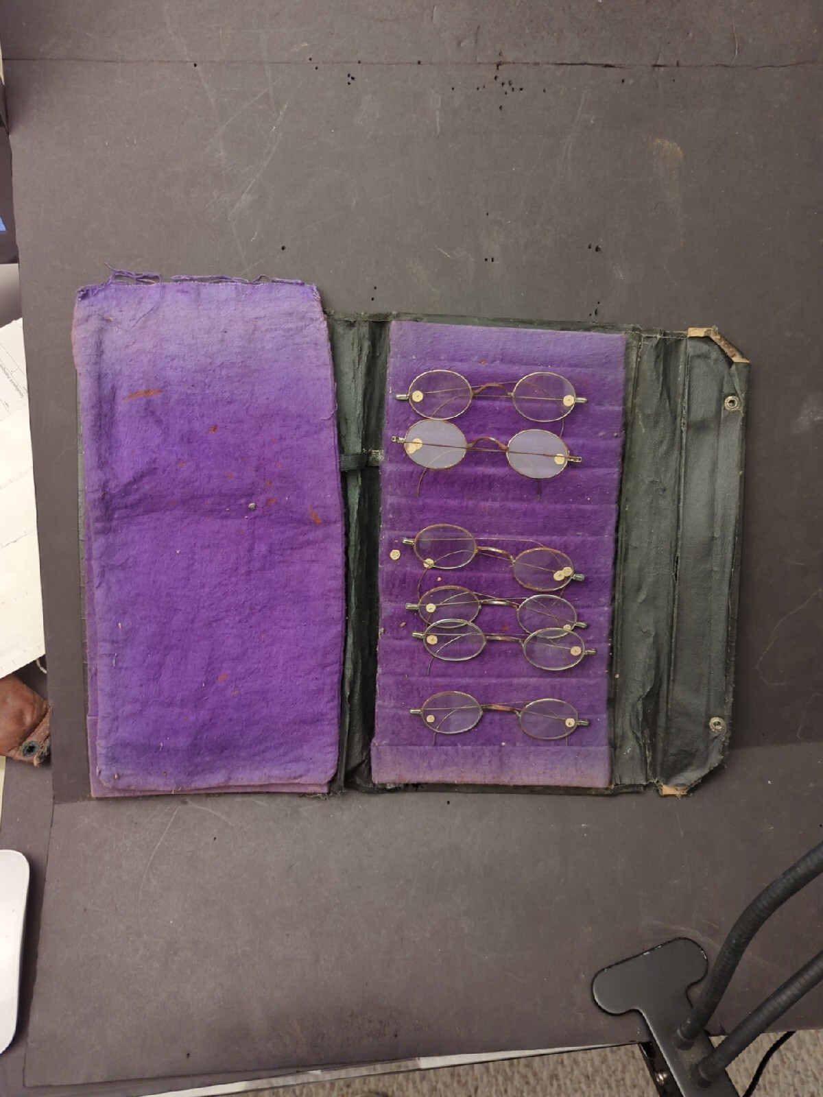 Antique Eyeglass Eyeglasses Case Display Salesman Sample Spectacles | eBay