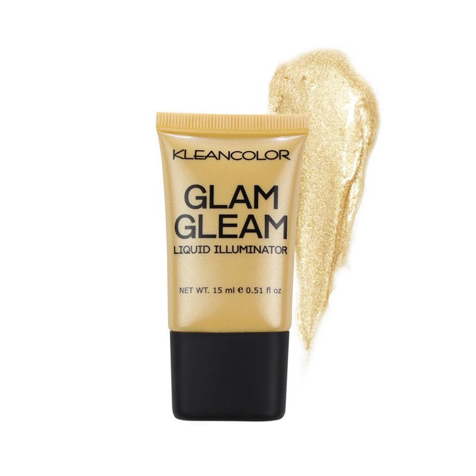 KleanColor Glam Gleam Liquid Glow Illuminator - Shimmer - Smooth - 6 ...