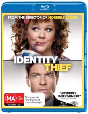 Identity Thief (Blu-ray, 2013) Melissa McCarthy, Jason Bateman, Robert ...