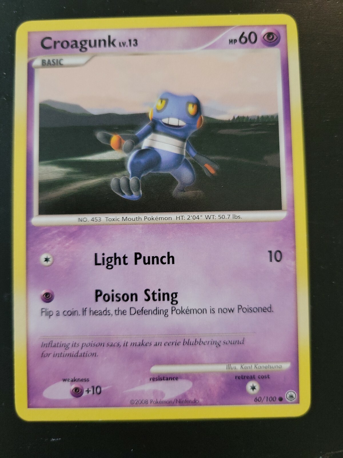 Pokemon TCG Card 2008 Majestic Dawn - Croagunk 60/100 | eBay