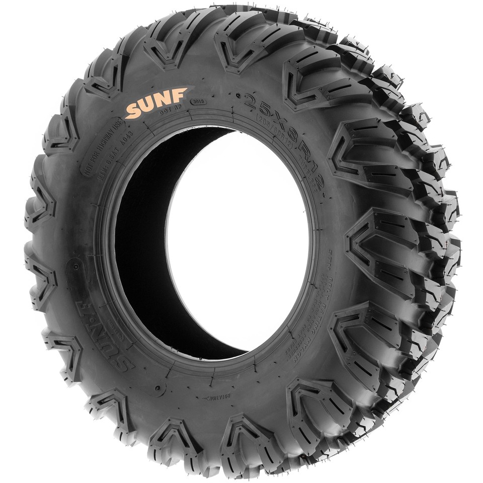Pair of 2, SunF 26x9R14 26x9-14 26x9x14 ATV UTV All Terrain Tires 6 Ply ...