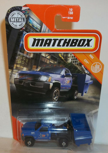 2020 MATCHBOX 1:64 MBX CITY 10/100 BLUE MBX GARBAGE SCOUT | eBay