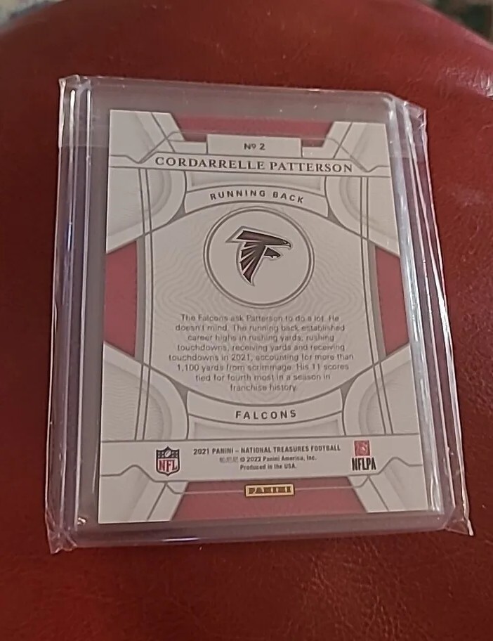 2021 National Treasures Cordarrelle Patterson parallel 13/35 FALCONS | eBay