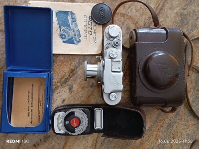 FED 1 (type 1f) Vintage 1954 USSR Russian 35mm RF Camera copy Leica-II ...