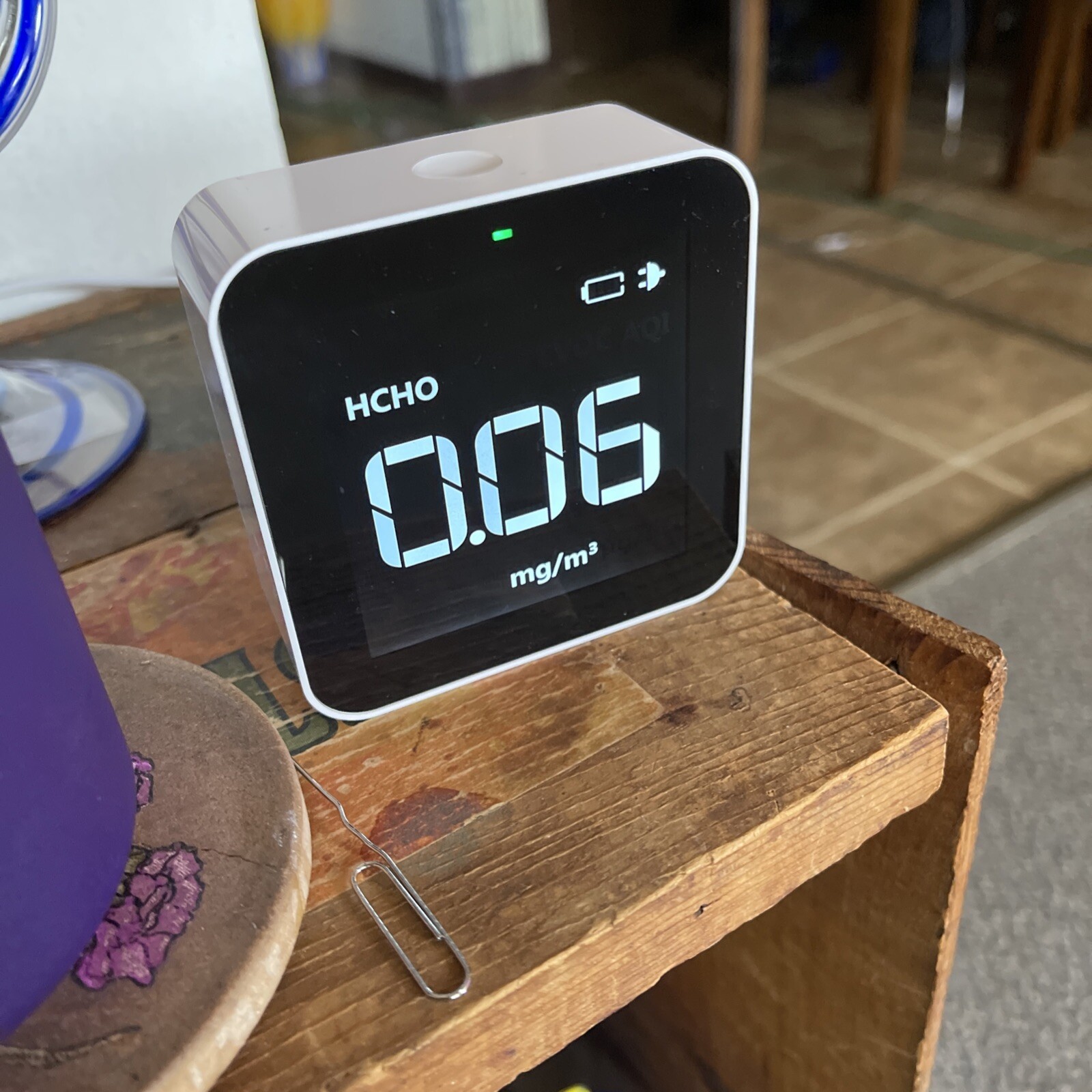 TEMPTOP M10i WiFi Smart Air Quality Monitor, AQI PM2.5 TVOC HCHO MINT ...