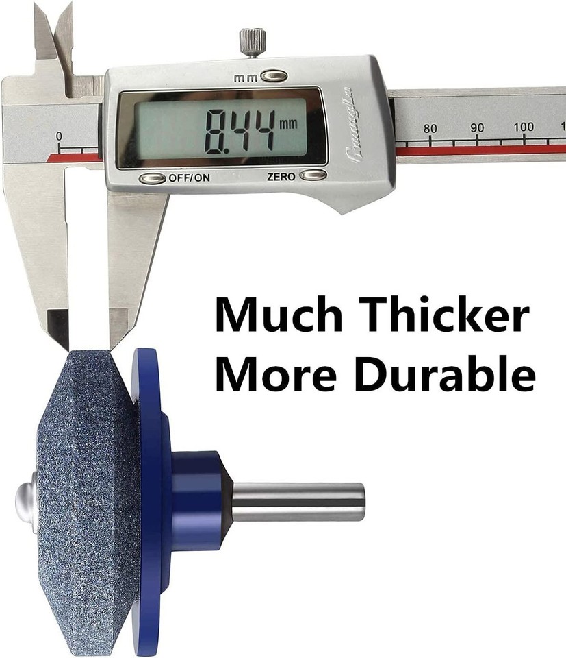 5PC Lawn Mower Balancer Blade Sharpener Kit Garden Tool For Drill ...